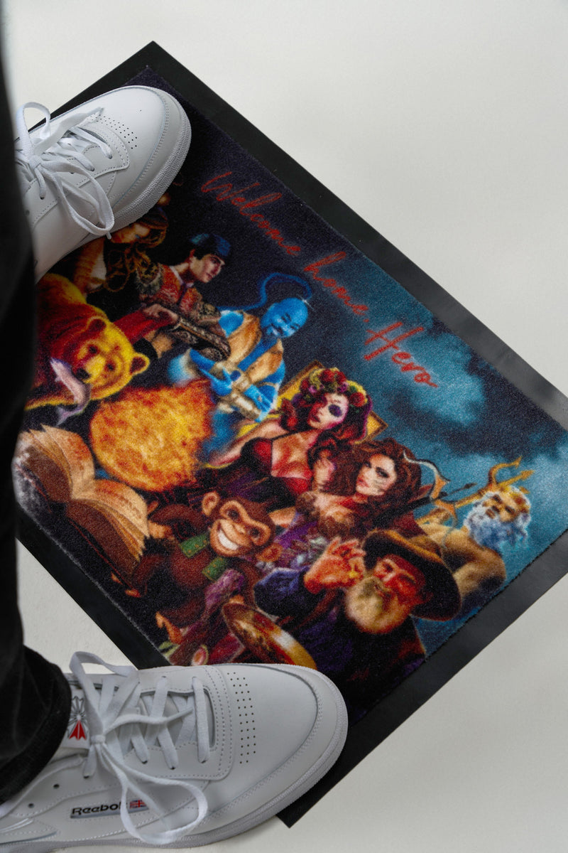 Foot mat: Heroes – Merkur Streetwear